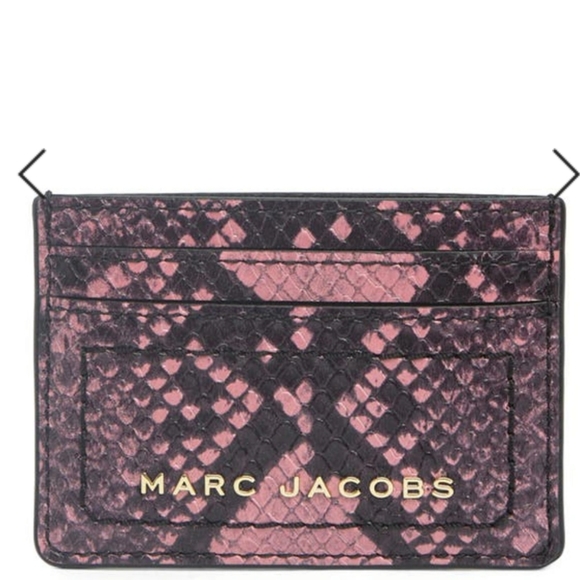 Marc Jacobs | Bags | Marc Jacobs Snakeskin Card Holder Msrp 1 | Poshmark